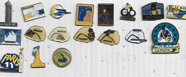 LOT PIN'S LA POSTE 3 EUR 15,00 - PicClick FR
